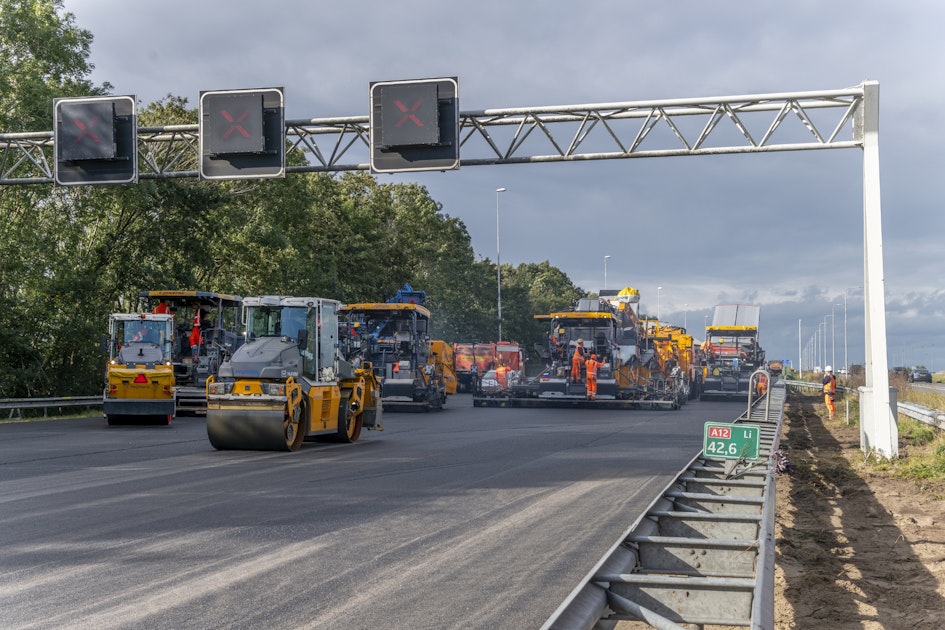 A2 tussen Born en Roosteren ’s nachts dicht; 10 - 12 juli 2024