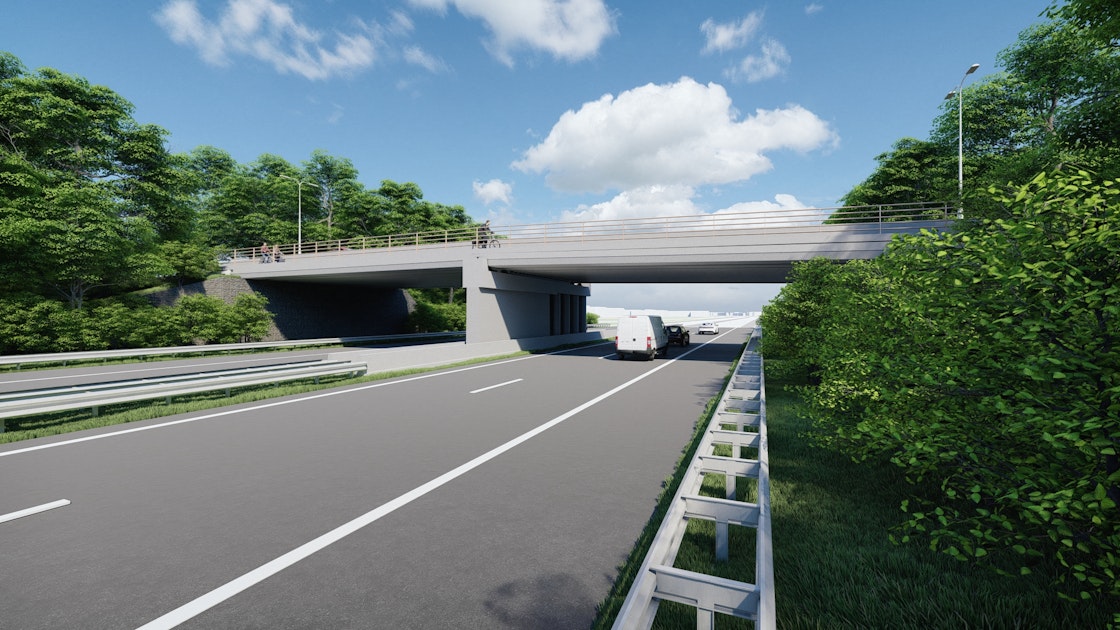 Planning A76: circulair viaduct Daelderweg bij Nuth - Oozo.nl