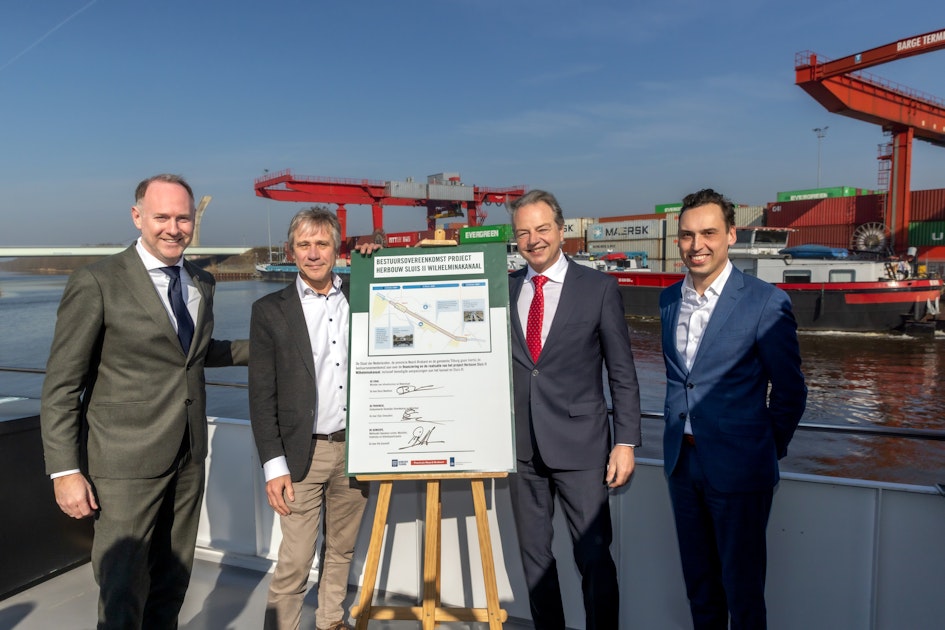 Minister Madlener geeft startschot nieuwbouw Sluis II